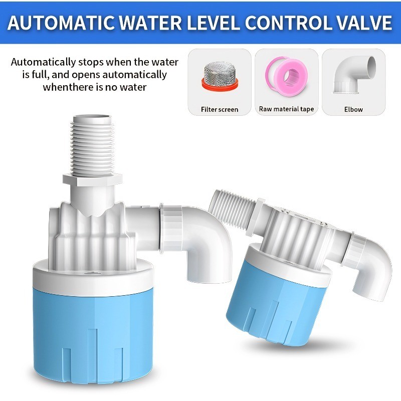 Automatic water level control valve Floating ball valve 1/2"inlet valve ...