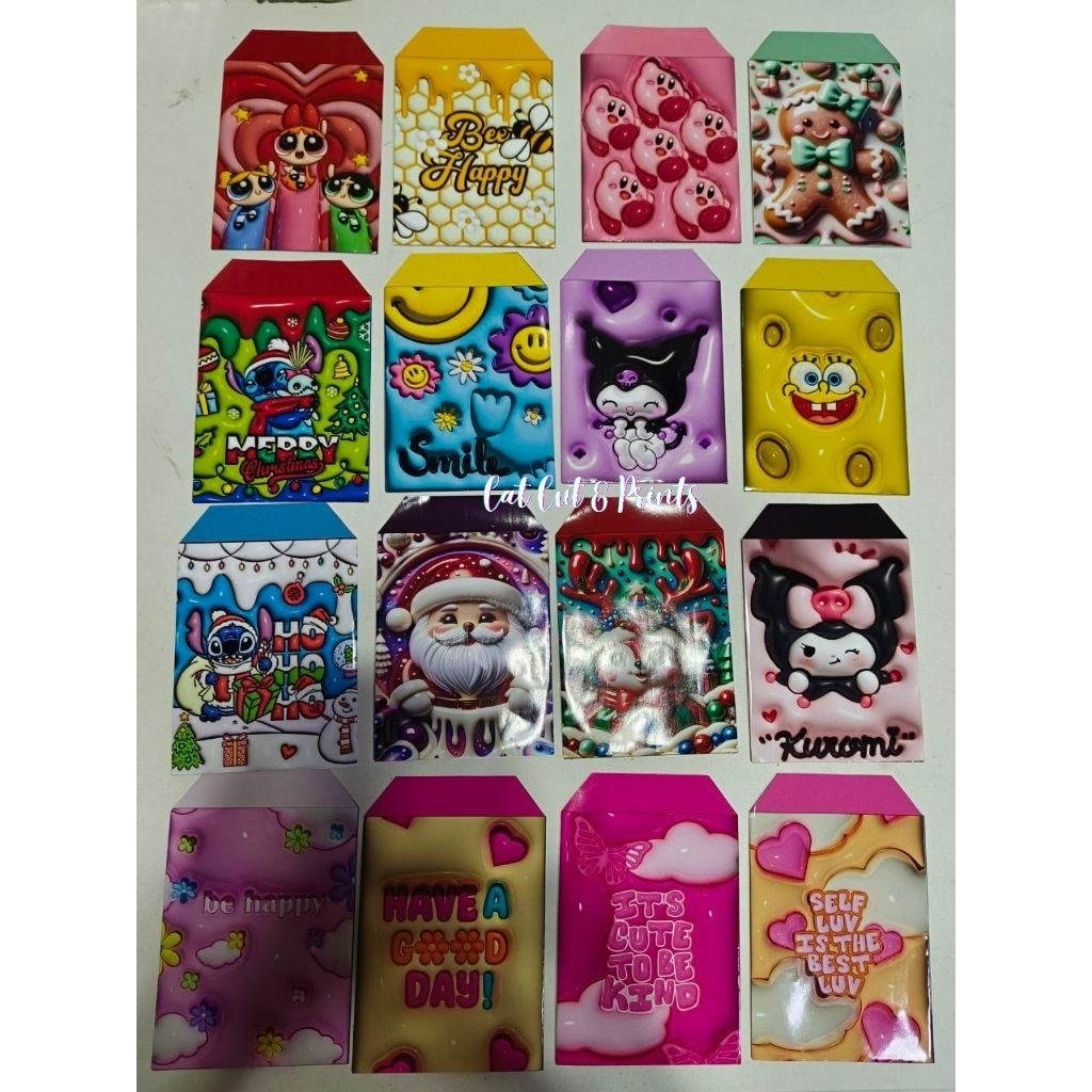 10pcs Witty Trending Christmas Angpao/Ampao Money Envelope With Cute ...