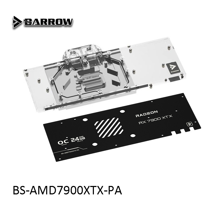 Barrow GPU Water Block Use for GIGABYTE Radeon RX 7900 XTX AORUS ELITE ...