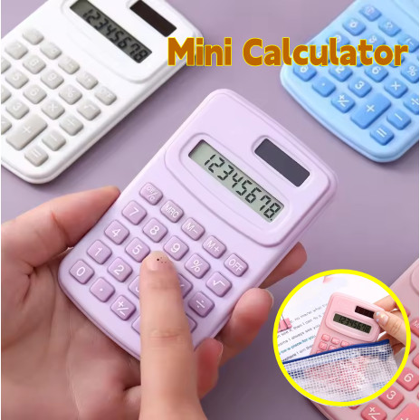 Cartoon Mini Calculator Learning Auxiliary Portable Calculator Silent ...