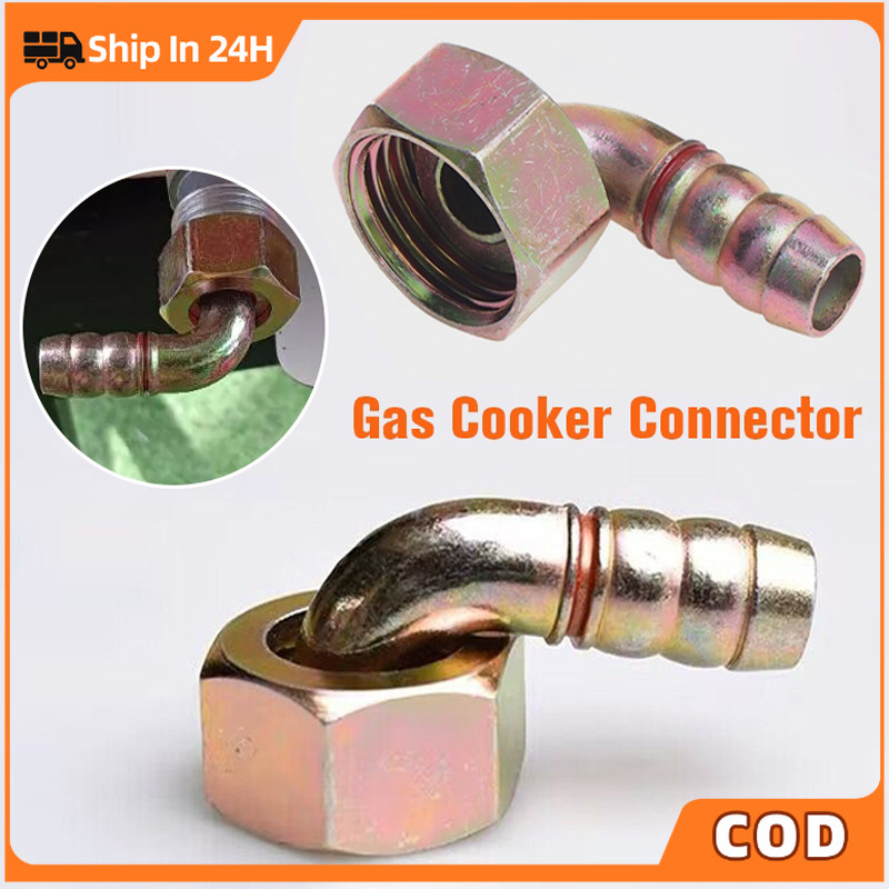 Universal connector Gas Cooker Joint Hose Connection Stove Elbow ...