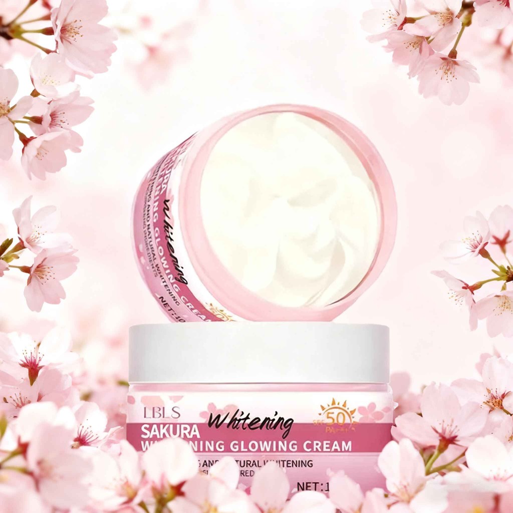 Sakura Facial Cream with Niacinamide Whitening Cream Tone Up Moist ...