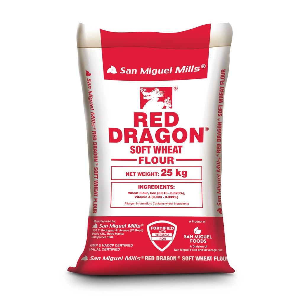 25KG Red Dragon Soft Wheat Flour (Healthy Mills) | Shopee Philippines