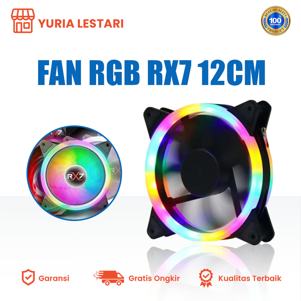 FAN RGB RX7 12CM FAN CASING 12CM FULL COLOR / FAN CHASING RGB Yuri_1 ...