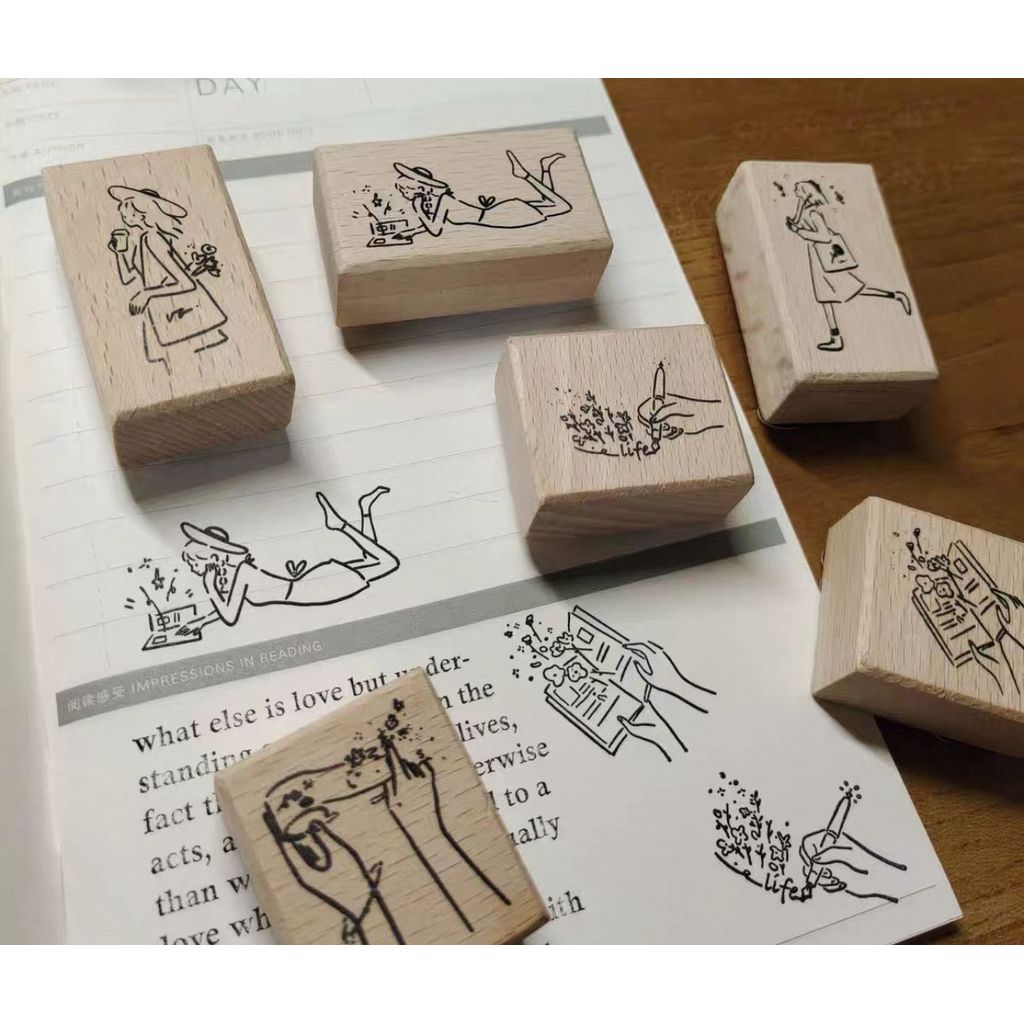 Bloom and Story Rubber Stamp Collection | Shopee Philippines