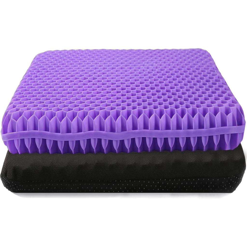 NC Gel Seat Cushion for Long Sitting, Pressure Relief pad, Back, Hip ...
