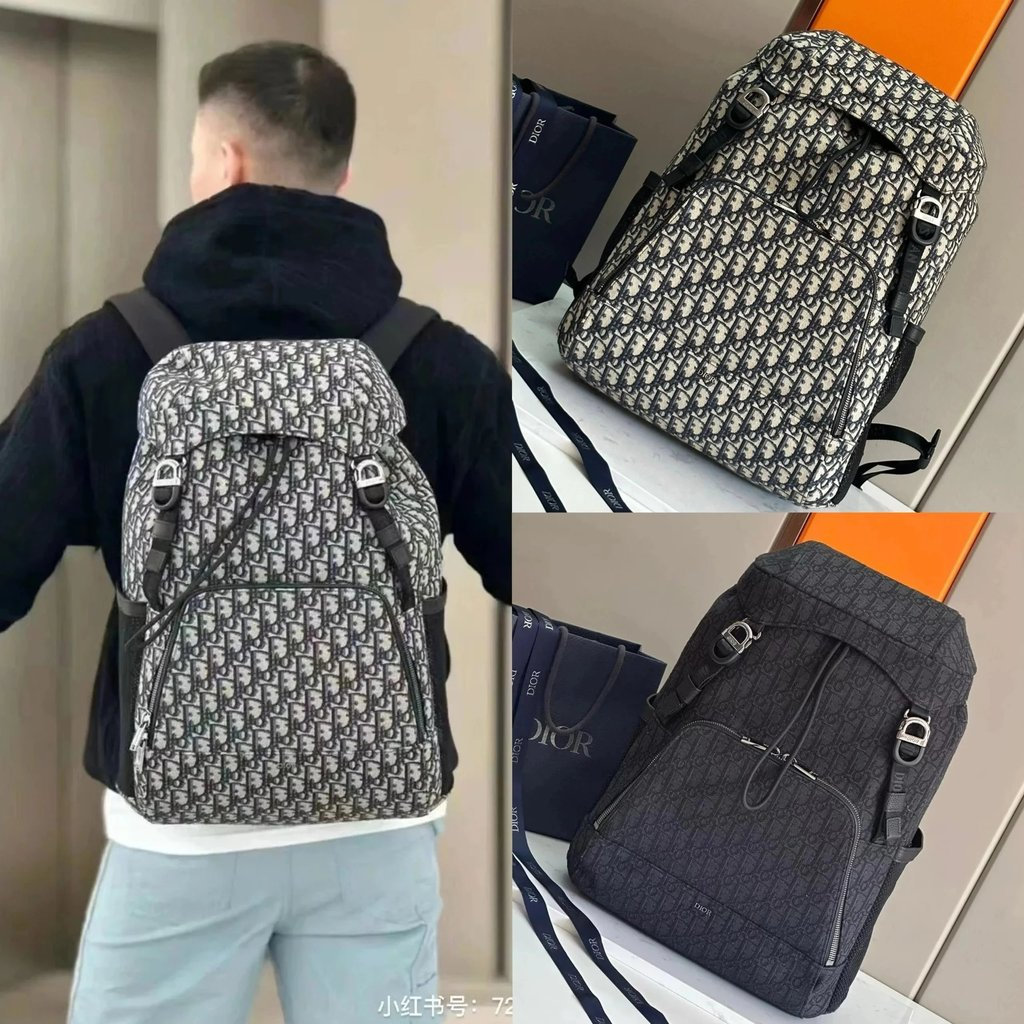 Dior Backpack Sports Bag Travel Bag Men's Bag Luggage Bag School Bag ...