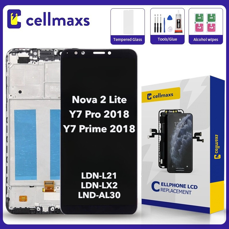 For HUAWEI Y7 Pro Prime 2018 Nova 2 Lite Enjoy 8 HONOR 7C LCD Touch ...