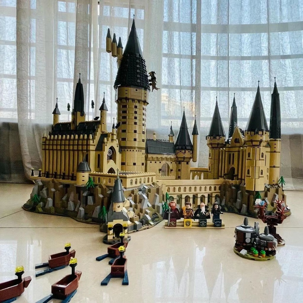 Compatible with Lego Harry Potter Series Building Blocks Hogwarts Big ...