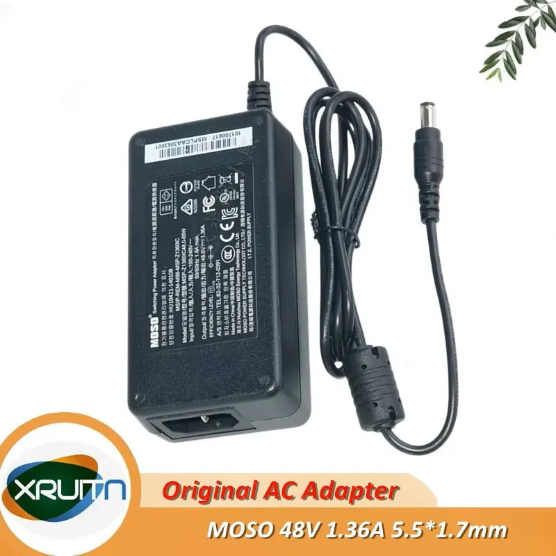 MOSO MSIP-REM-MSP-Z1360IC AC Adapter 48V 1.36A MSP-Z1360IC48.0-65W ...