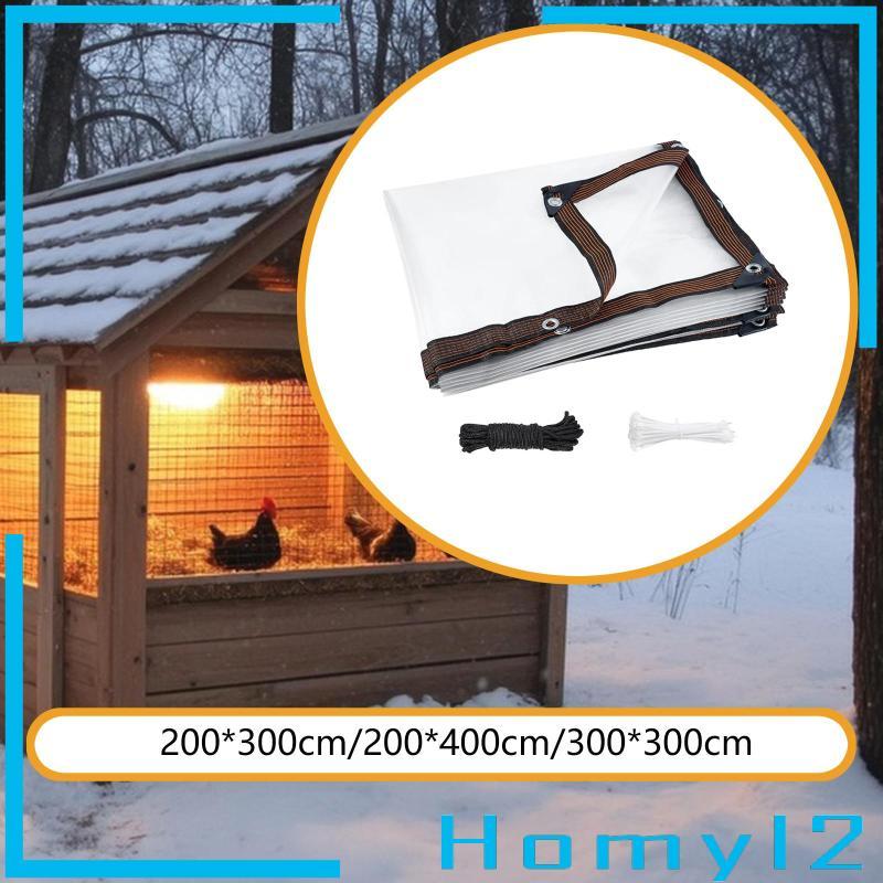 [HOMYL2] Chicken Coop Cover for Winter Waterproof Farming Supplies Easy ...