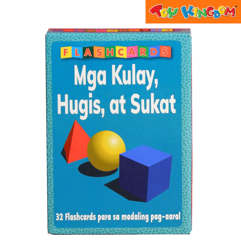 Mga Kulay, Hugis, at Sukat Flash Cards | Shopee Philippines