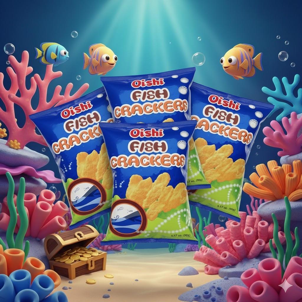 Oishi Fish Crackers 24g x 5pcs | Shopee Philippines