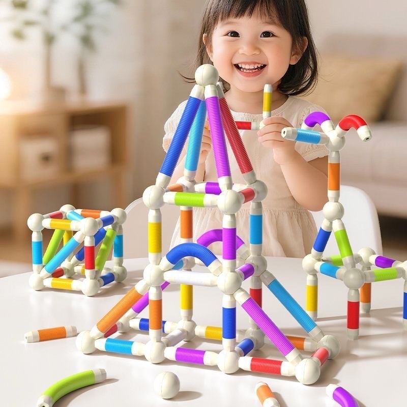 Children Thinking Training Toys Magnetic Retractable Sticks for Logic ...