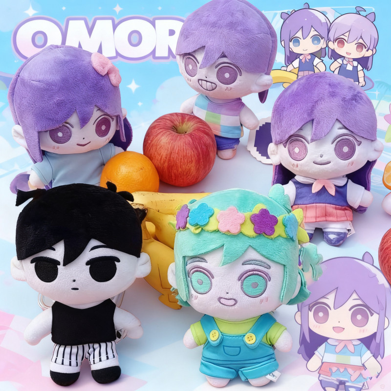 16/20cm OMORI Plush Toy Game Aubrey/Basil/Kel Plush Doll Cotton Stuffed ...