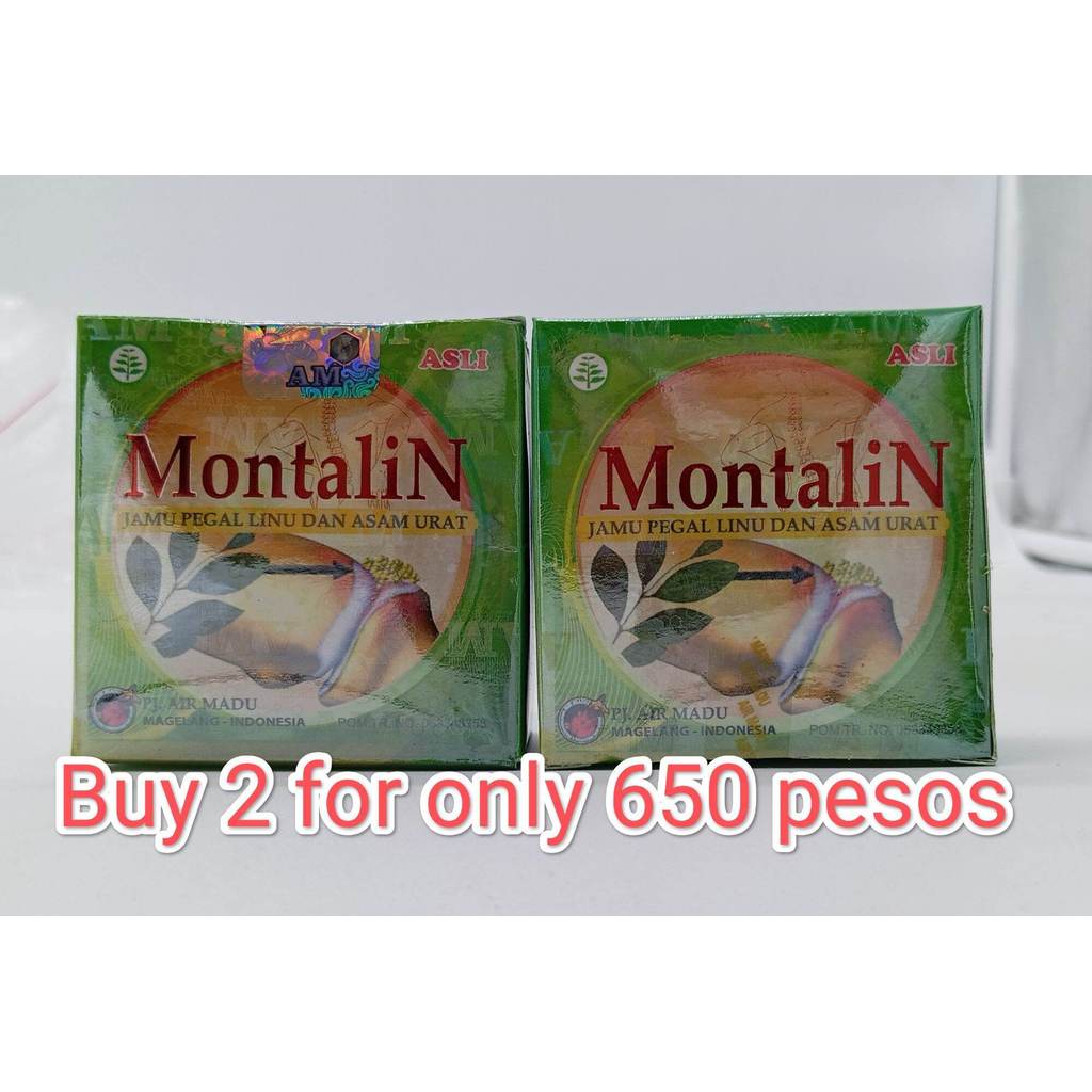 Montalin herbal capsule exp.08/06/2026 | Shopee Philippines