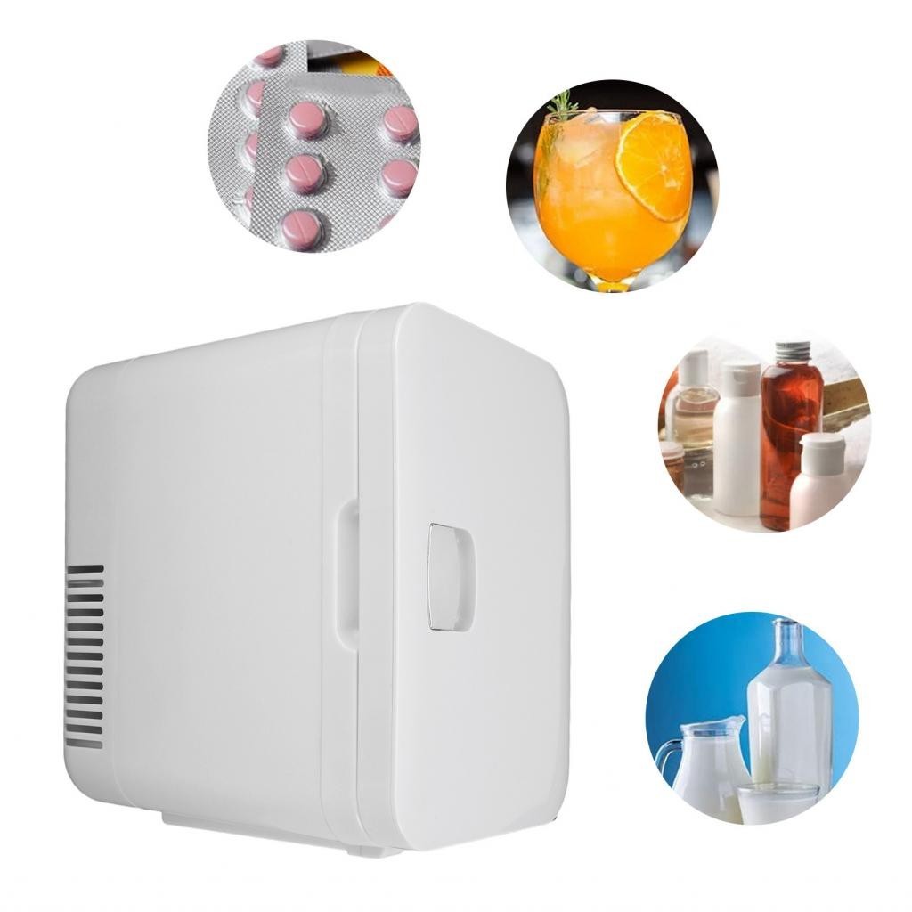lhome Mini Fridge 6L Portable Compact USB Powered Cooler Thermoelectric ...