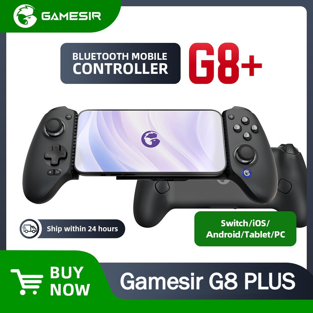 GameSir G8 Plus Bluetooth Gamepad Mobile Controller with Hall Effect ...