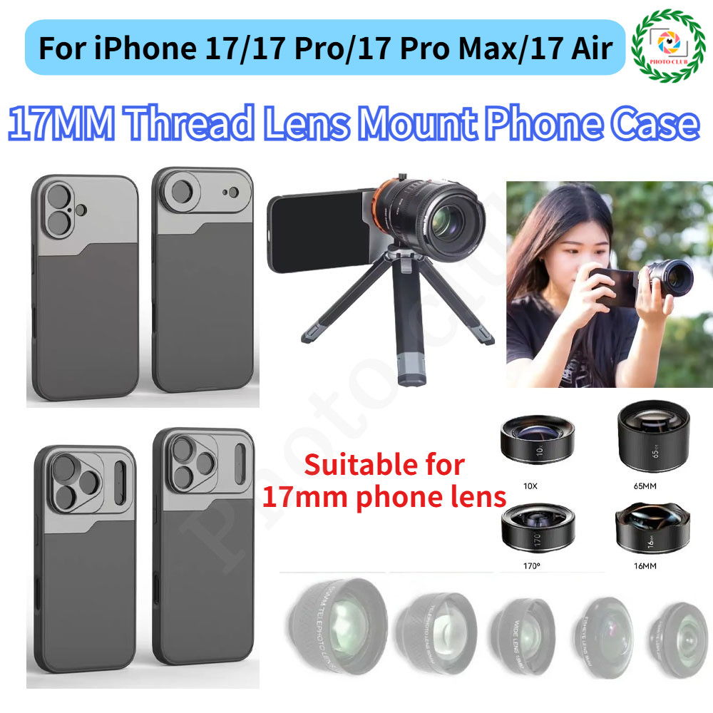 17MM Thread Lens Mount Phone Case For iPhone 17 Pro Max/Air|17mm ...