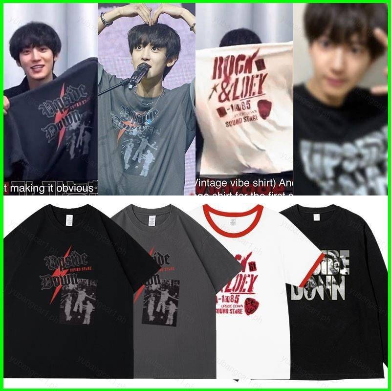 YB1 2025 EXO Park Chanyeol Upside Down fans gift T-shirt short sleeve ...
