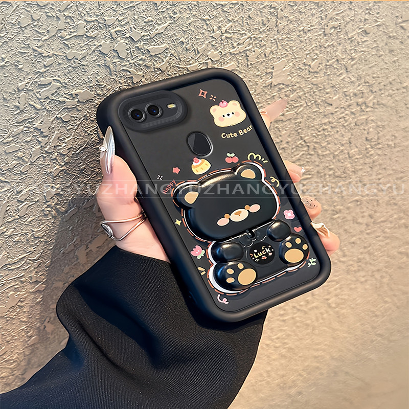 Suitable for OPPO A5S A3S A12E A7 A12 F9 PRO phone Case New Cute Bear ...