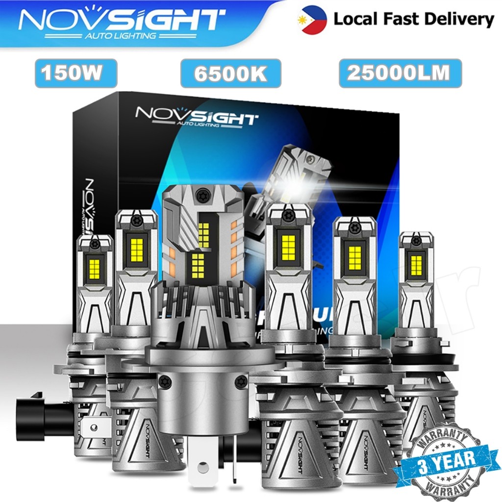 Novsight Newest N68 Car LED Headlight H4 H11 headlight 150W 20000LM ...