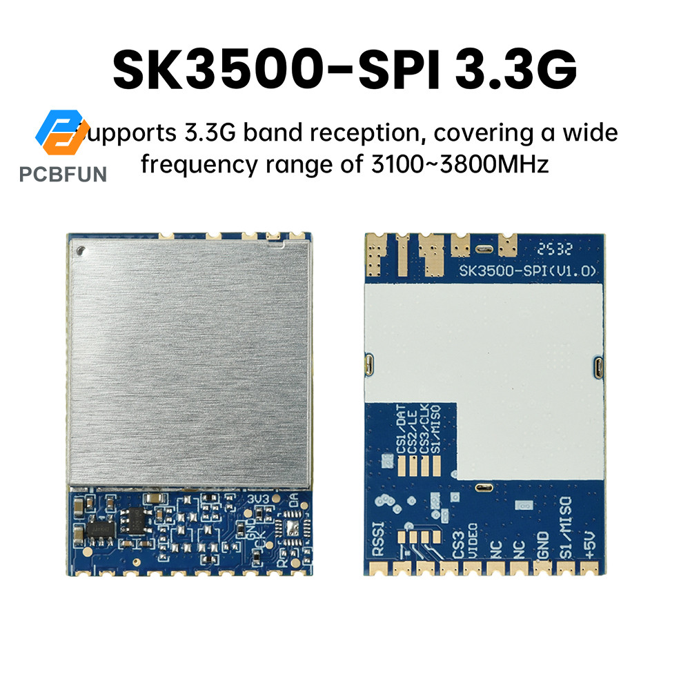 Pcbfun SK3500-SPI 3.3G Image Transmission Module Fpv Analog Wireless ...