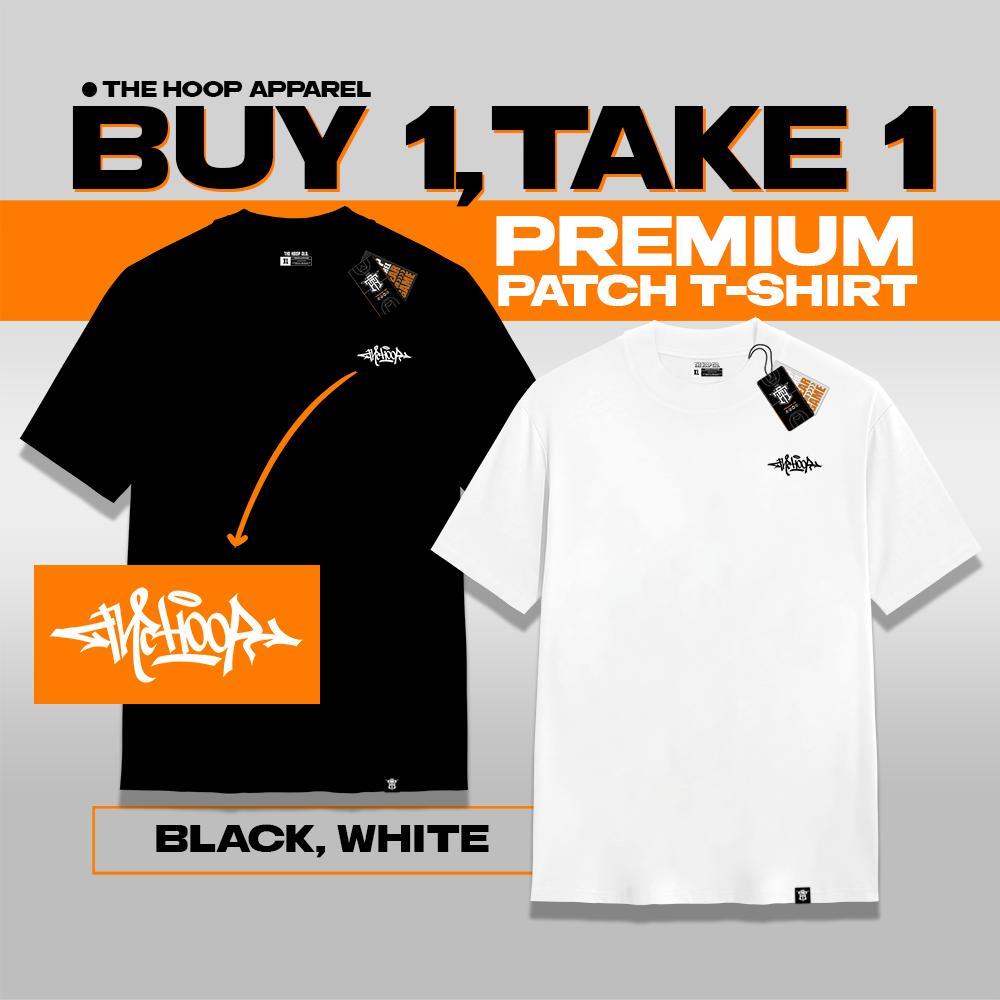 THE HOOP APPAREL PREMIUM PATCH BUY 1 TAKE 1 GRAPHIC COTTON TSHIRT FOR ...