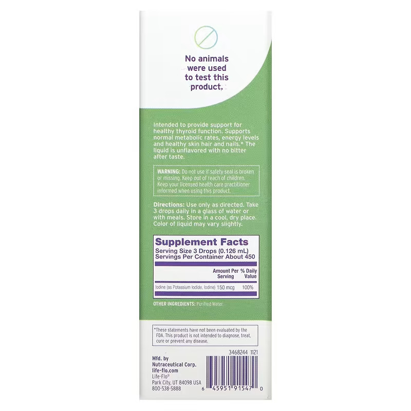 Ready Stock American Life flo Potassium Iodide Iodine Agent Raw Bone ...