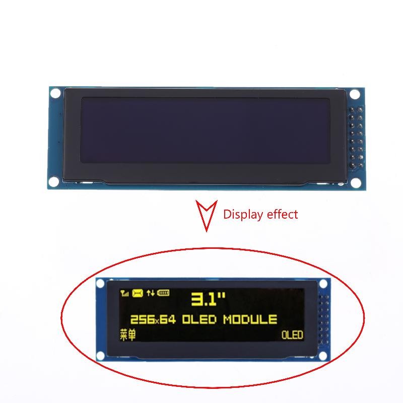 [TDW] 3.12 Inch OLED Display Module SSD1322 256x64 For Arduino STM32 ...