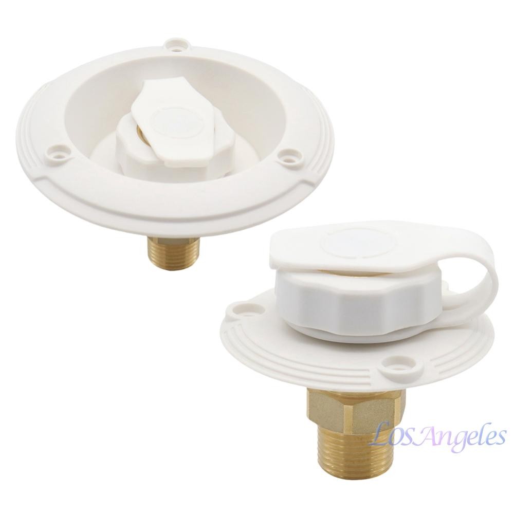 RV Water Inlet 3/4 NH Female To 1/2 NPT Male RV City Water Fill Inlet ...