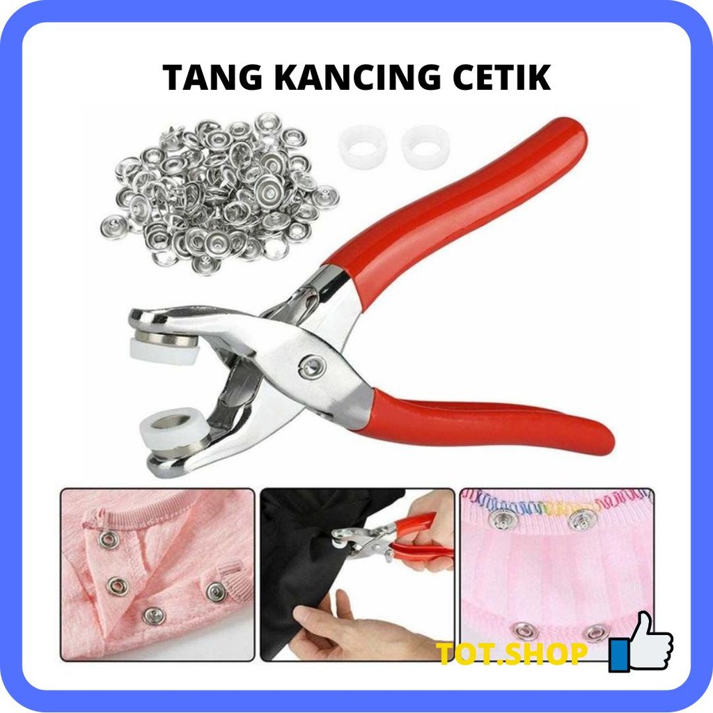 Snap Button Pliers Snap Button Plier 6 inch Button installation tool ...