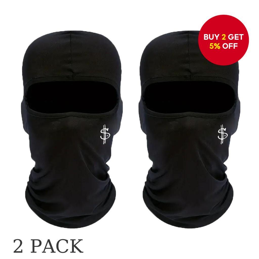 Y2K Hip Hop Dollar Fashion Print Face Mask Breathable Motorcycle ...