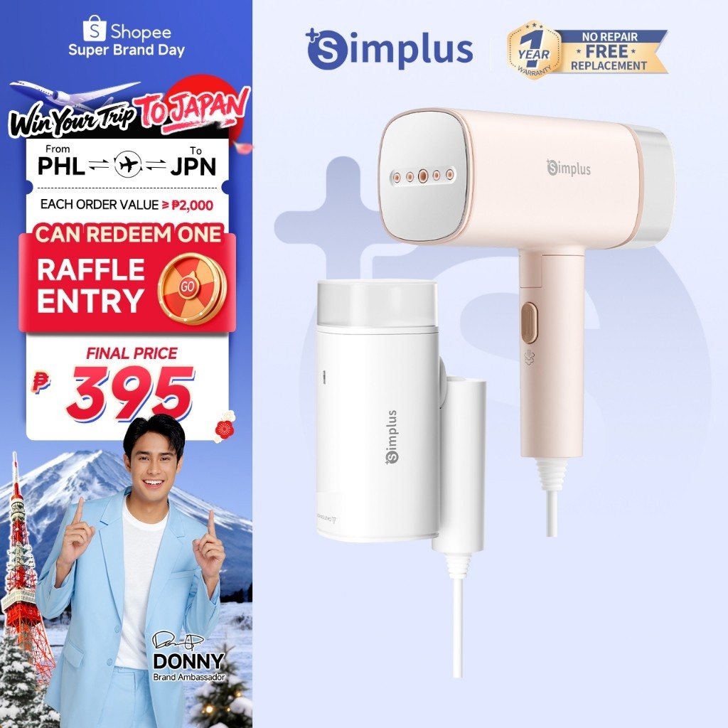 Simplus Handheld Garment Steamer Handheld Foldable Steam | Shopee ...