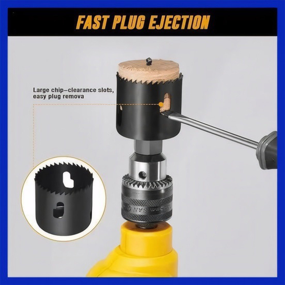 1-3/8 Inch - 1-3/4 Inch Door Lock Installation Kit Carbon Steel Door ...