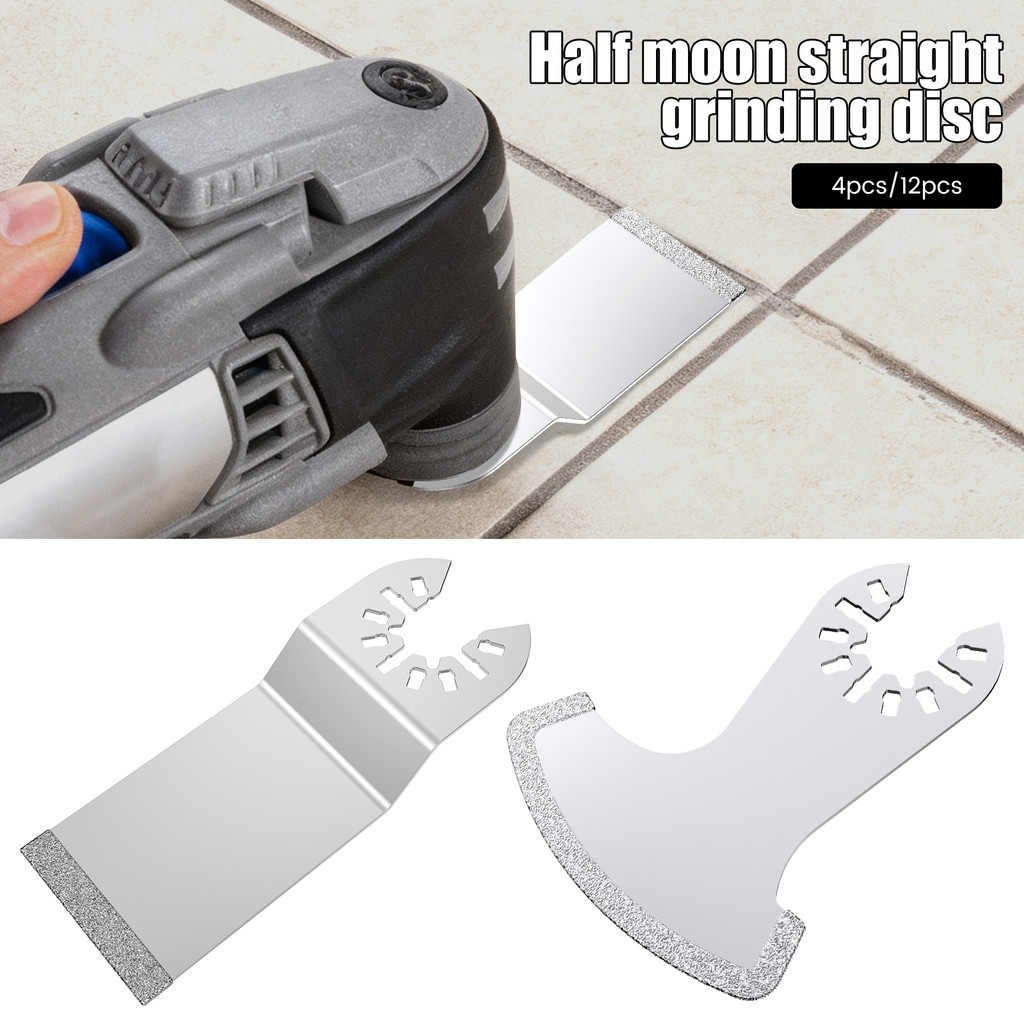 4/12 Pcs Diamond Oscillating Multi Tool Grout Removal Blade ...