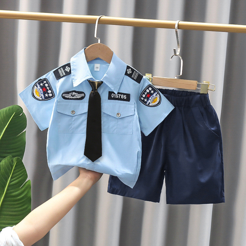 Children's Police Uniform Suit Boys' Police Officer's Uniform Small ...