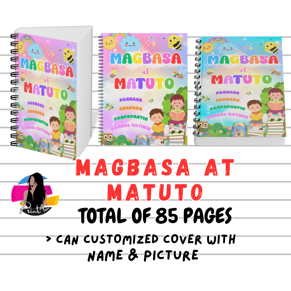Magbasa at Matuto Fun Colorful Filipino Learning Book for Kids Abakada ...