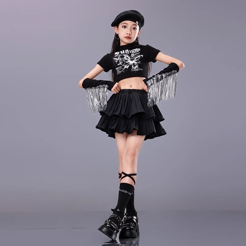 Girls jazz Dance Costumes Hip-Hop Street Dance Costumes Girls Group ...