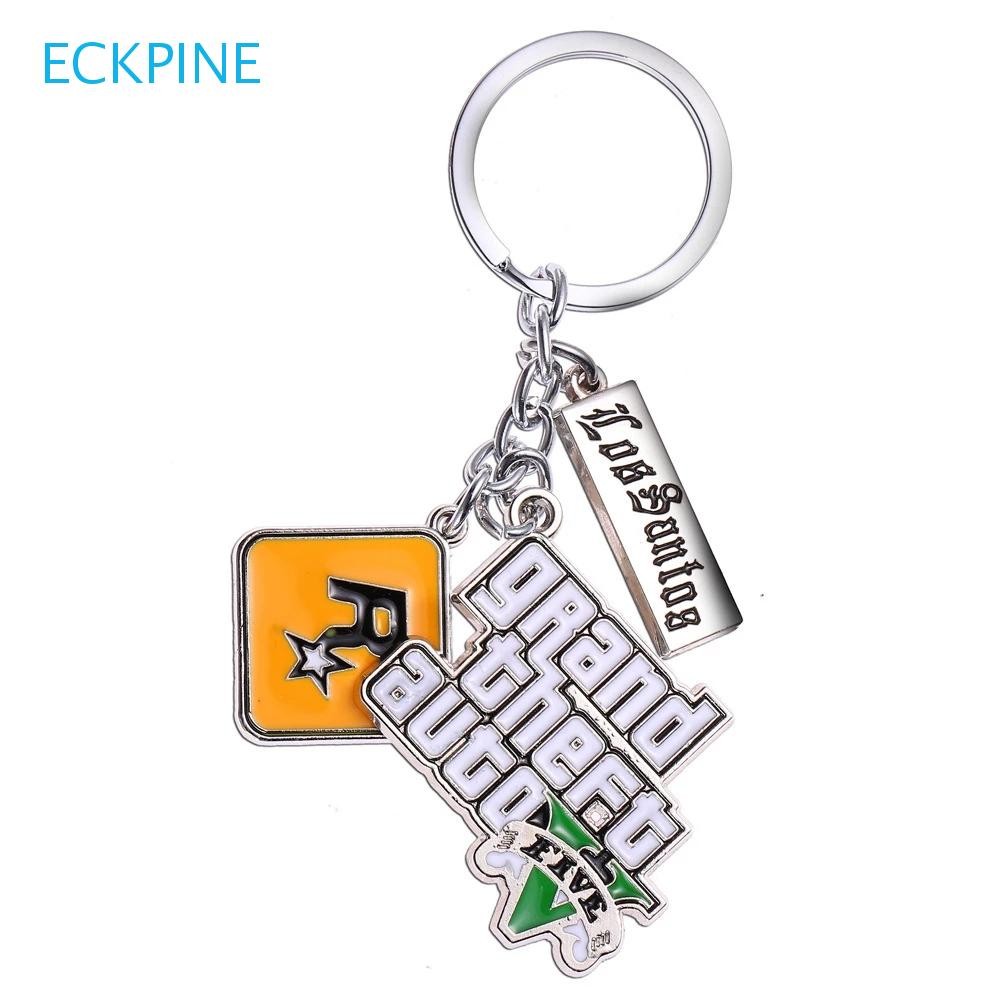 ECKPINE Game GTA V Keychains For Fans PS4 Xbox PC Game Bag Pendant Muti ...