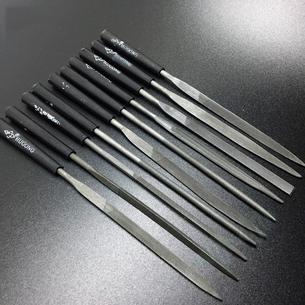 tool_mall-PH MOWEO 10pcs Guitar Frets Nuts File Set Polished Repag ...