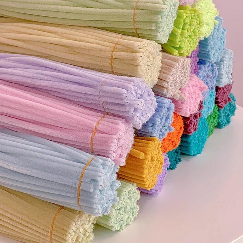 fuzzy wire 100pcs makapal set flower wire Encryption Twist Bar Homemade ...