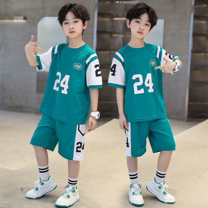 Boys Summer Suit 2025 Children's Basketball Uniform Primary School ...
