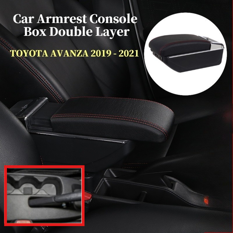 armrest console box double layer for avanza 2019-2021 lhd | Shopee ...