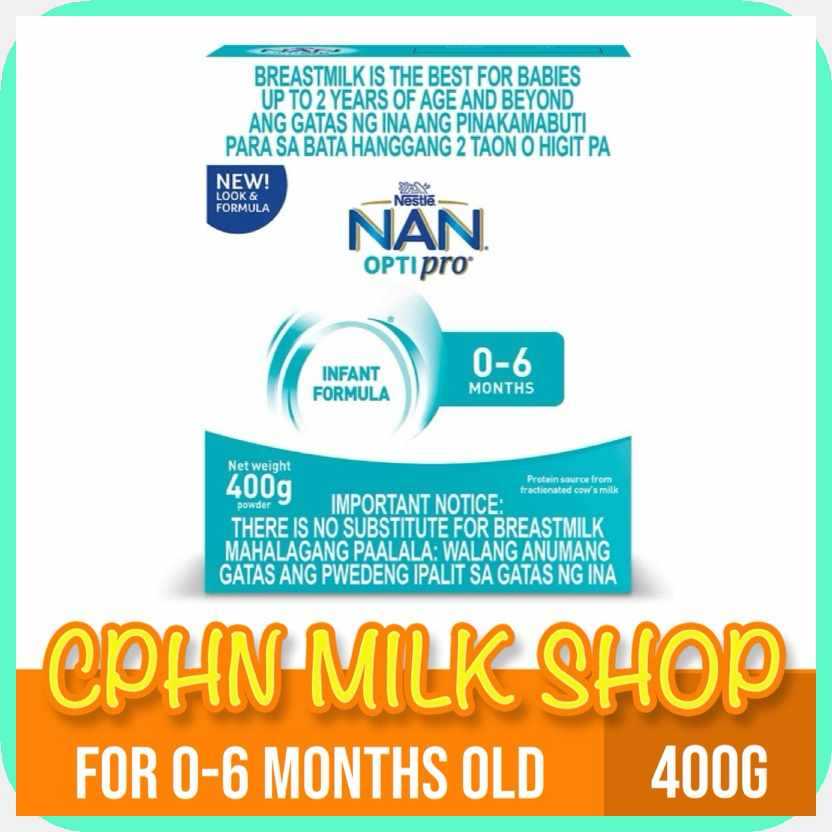 NAN OptiPro One 400g for 0-6 Months Old Infant Formula | Shopee Philippines