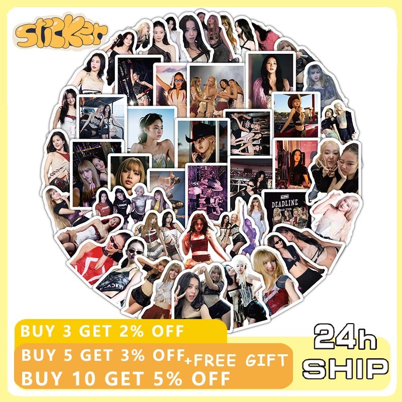 72PCS BLACKPINK Stickers Korean Girl Group Sticker Fans Gift Laptop ...