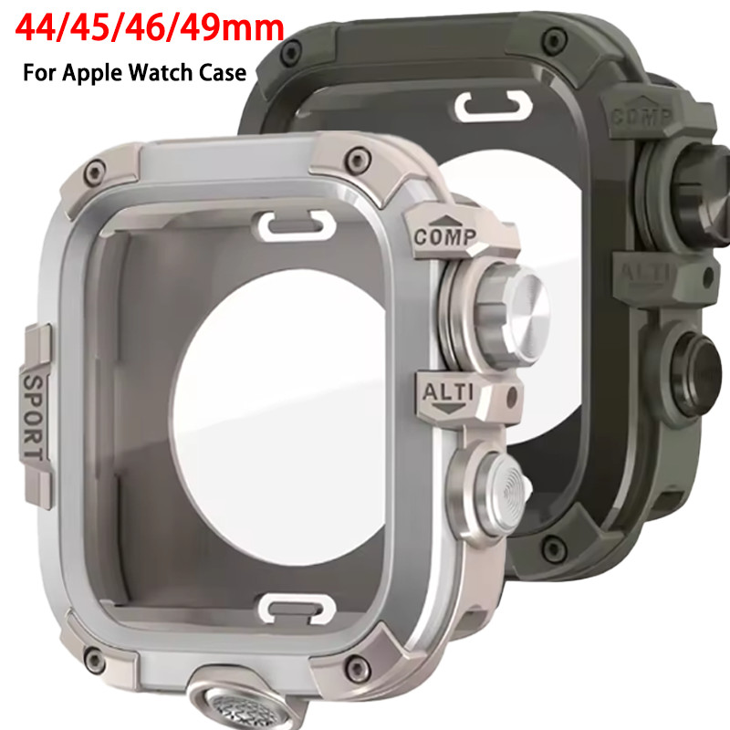 PC+Metal Case For Apple Watch Series 11 10 46mm Ultra 3 2 1 49mm 45mm ...