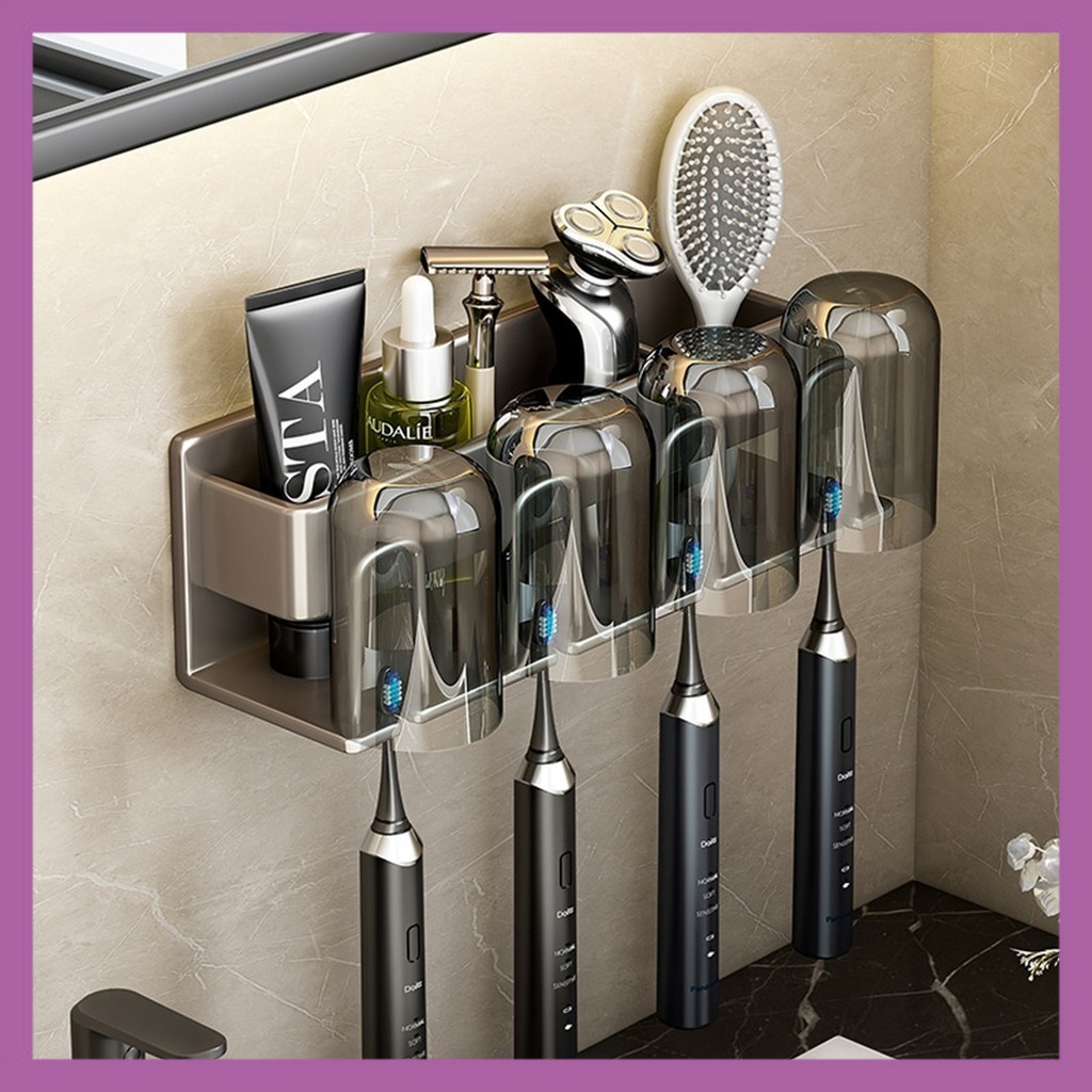 Wall-Mounted Toothbrush Rack for Bathroom Storage Rack 260mmx75m ...