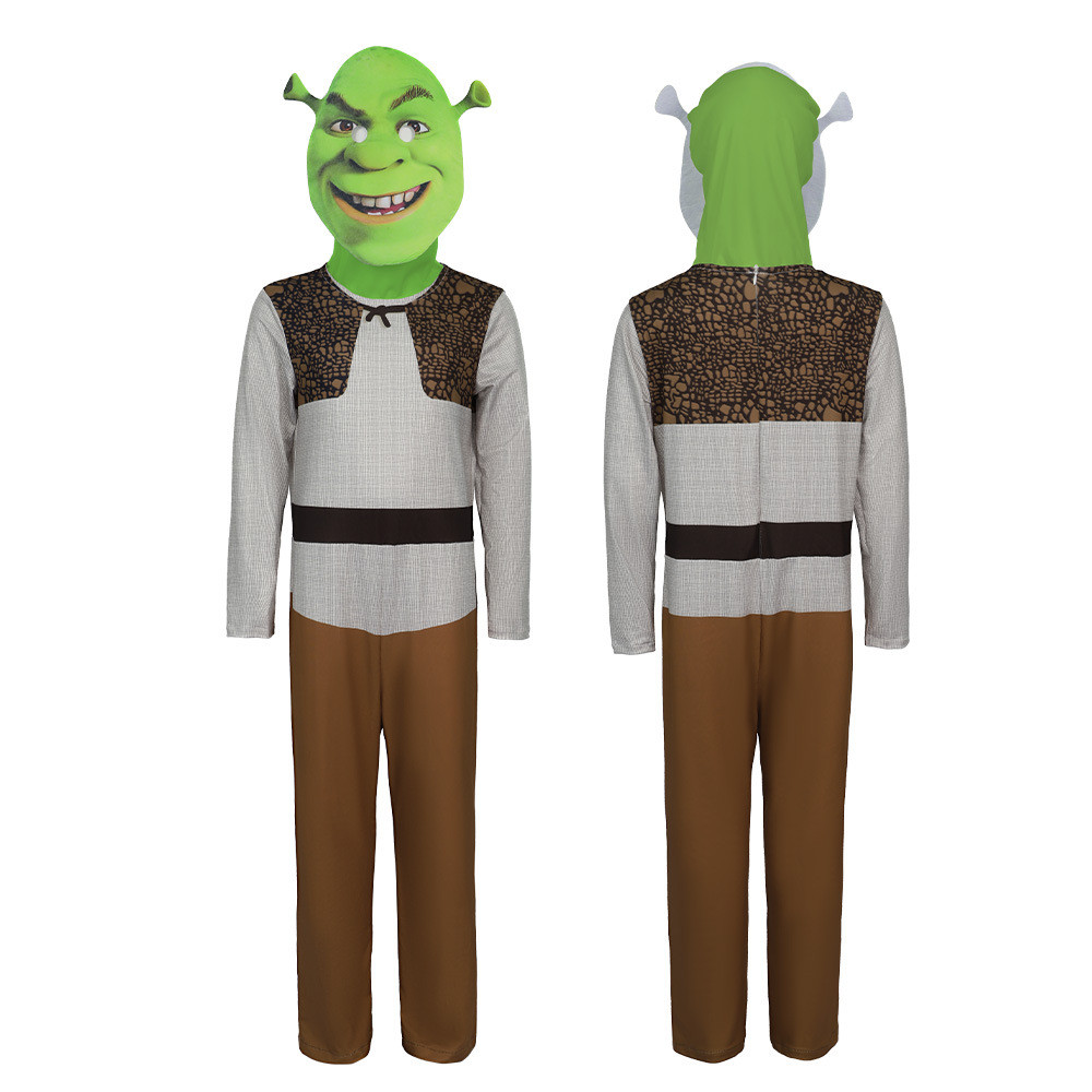 Halloween Shrek Monster Shrek Fiona Princess Cosplay Stage Show Green ...