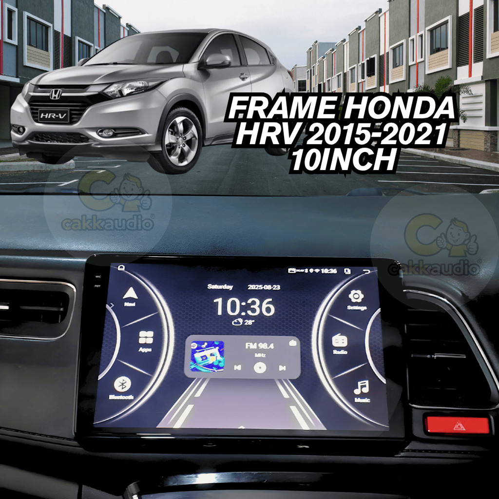 Honda HRV Android Head Unit Frame | 2015 - 2024 | 10 Inch | Shopee ...